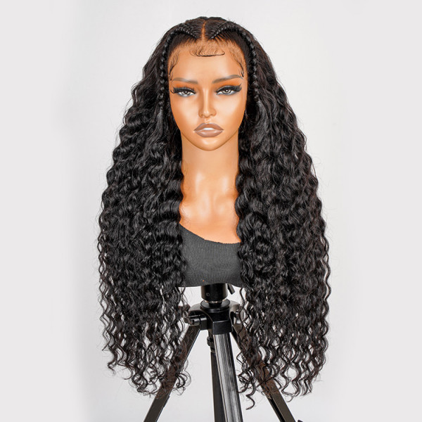 Ready To Go Deep Wave Pre Styled 13*6 Frontal Wig -Alipearl Hair
