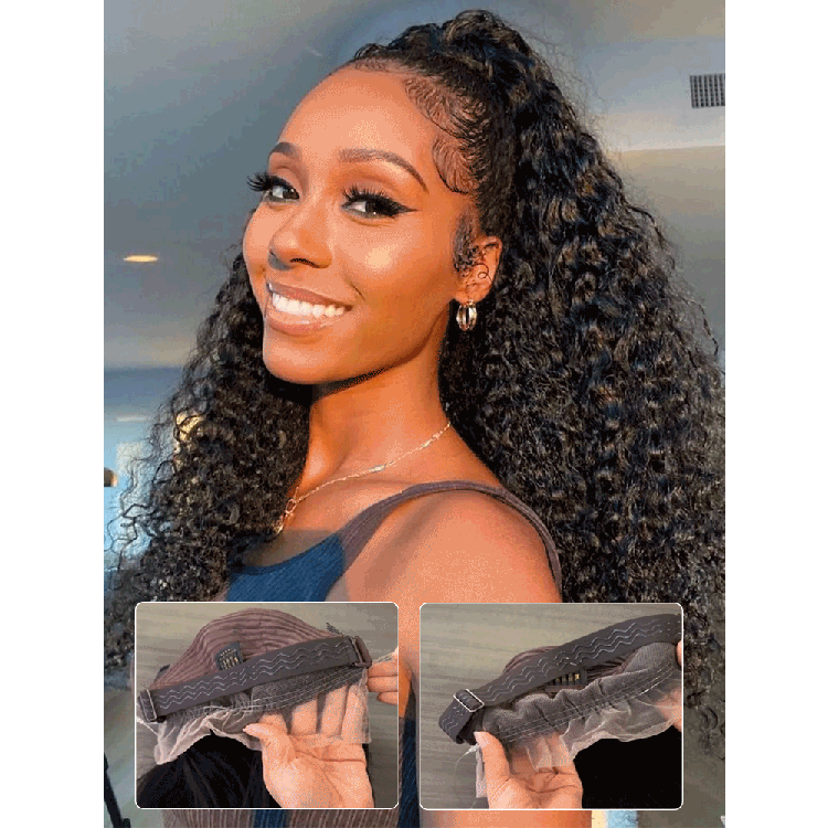 360 Lace Wig Deep Wave Hair Pre Plucked Wigs 360 Frontal Wigs -Alipearl ...