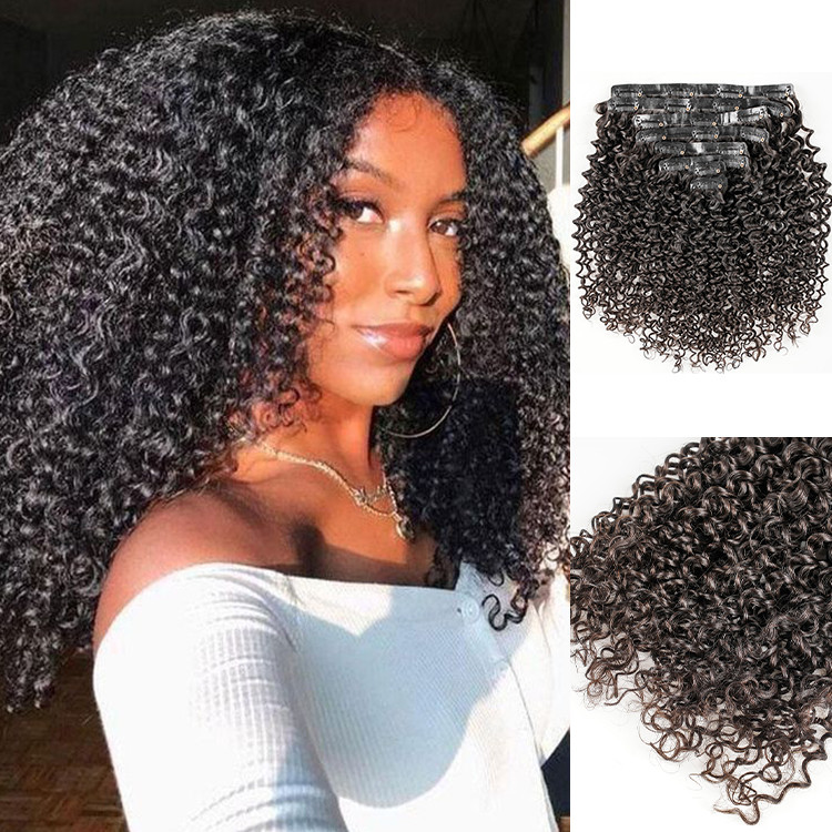 Alipearl Seamless Curly Wave Clip In Human Hair Extensions -Alipearl Hair