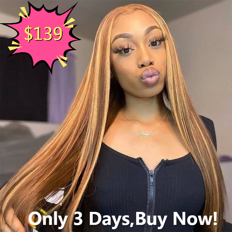 Highlight Wig Piano Color Lace Part Wig 13x4 Human Hair Wigs -Alipearl Hair