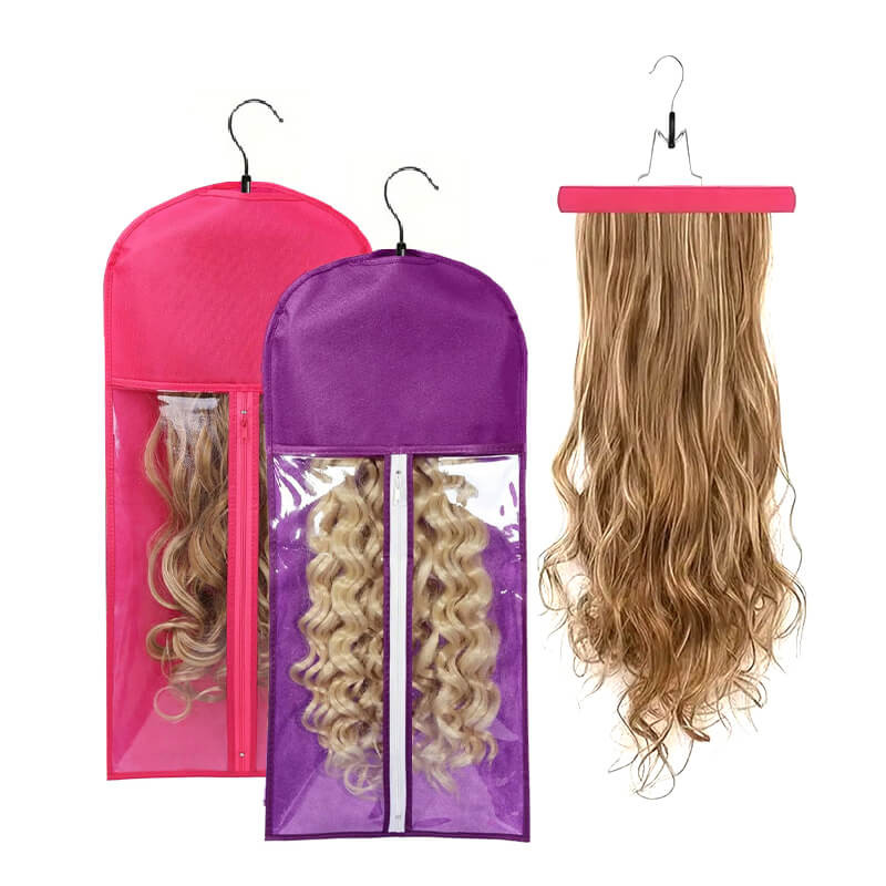 Hair Extension Storage Bag With Hanger Portable Suit -Alipearl Hair