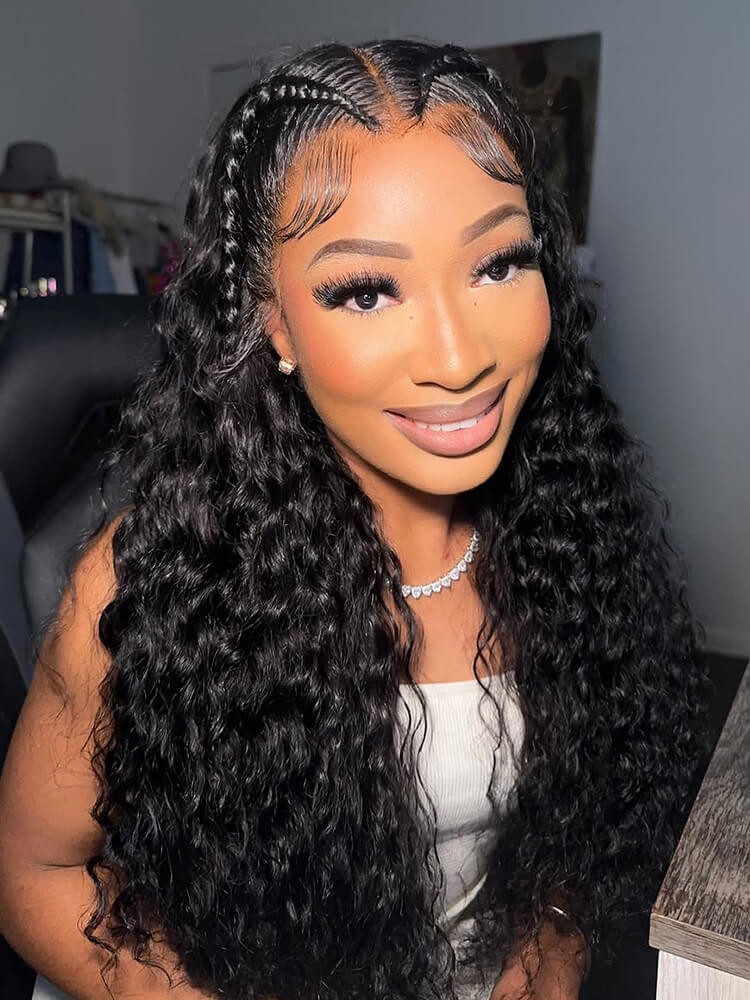 Ready To Go Deep Wave Pre Styled 13*6 Frontal Wig -Alipearl Hair
