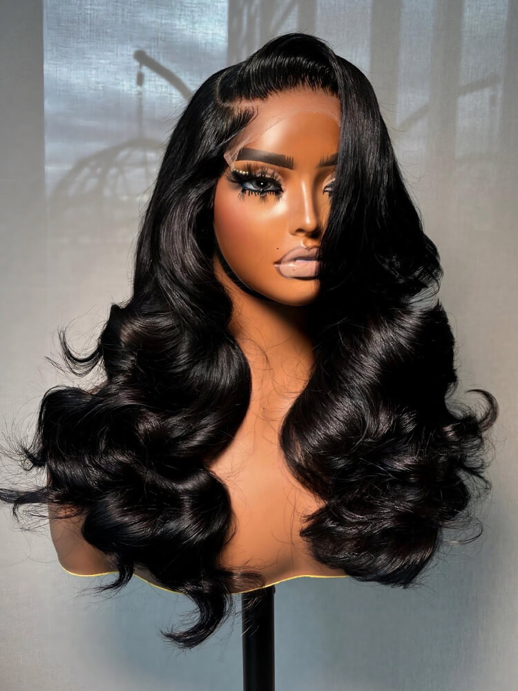 Face-Framing Body Wave Lace Wig with Layers -Alipearl Hair