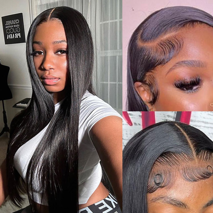 Straight Hair Lace Front Wigs Natural Hair Wigs -Alipearl Hair