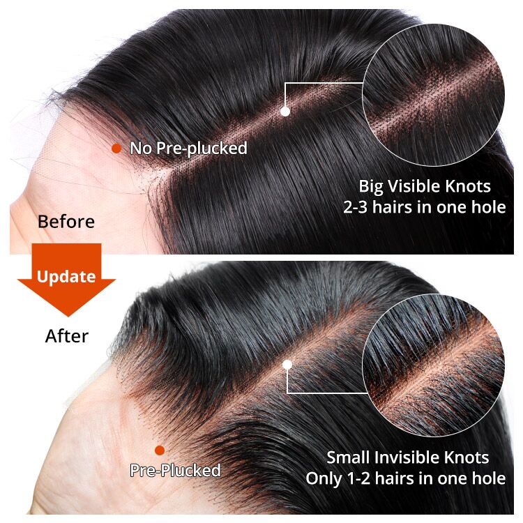 HD Lace Frontal Wigs Invisible Lace Wig Wavy HD Lace Front Wigs ...