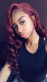 99J Hair Color Lace Front Wig Burgundy Wig Colored Human Hair Wigs ...