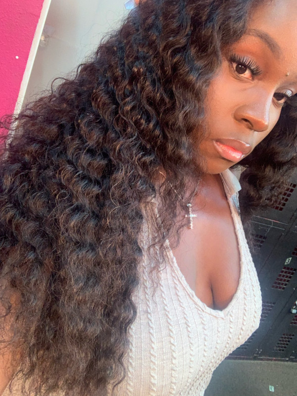 Deep Wave Weave Human Hair 3 Bundles With 6x6 Lace Closure -Alipearl Hair