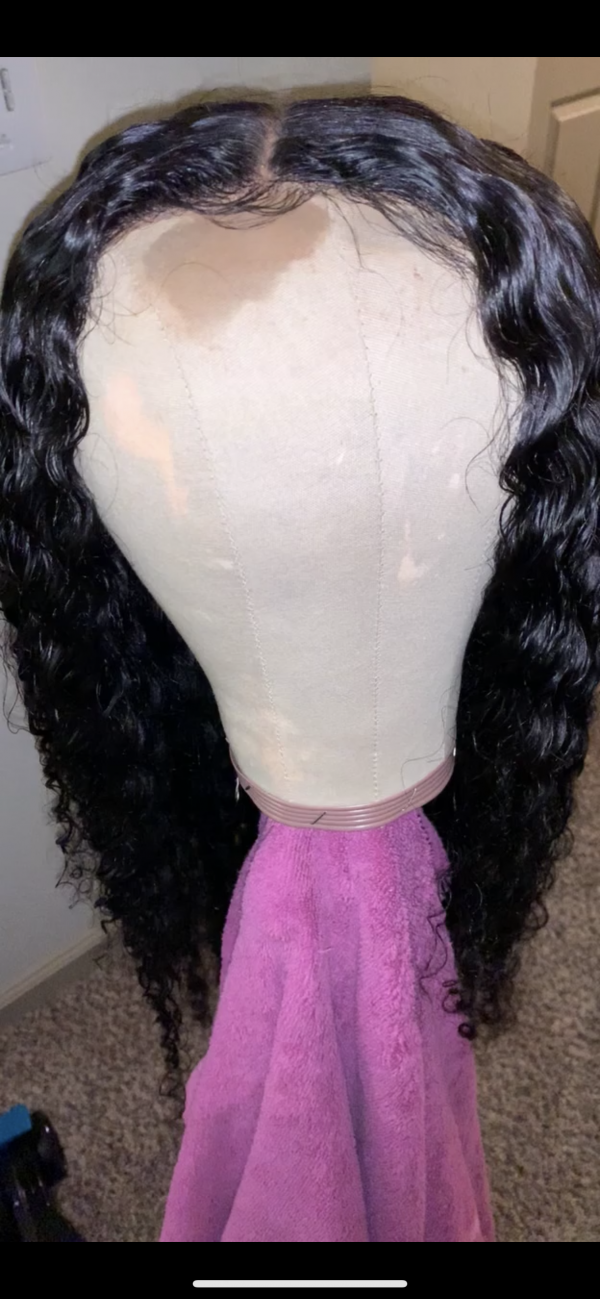 Deep Wave Hair 3 Bundles With 5x5 Lace Closure Deep Wave Closure ...