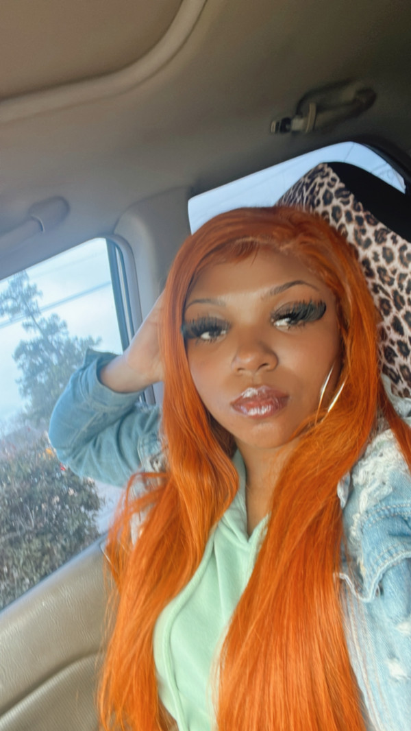 Copper Color Hair Wig Straight & Body Wave Colored Lace Wigs Human Hair ...