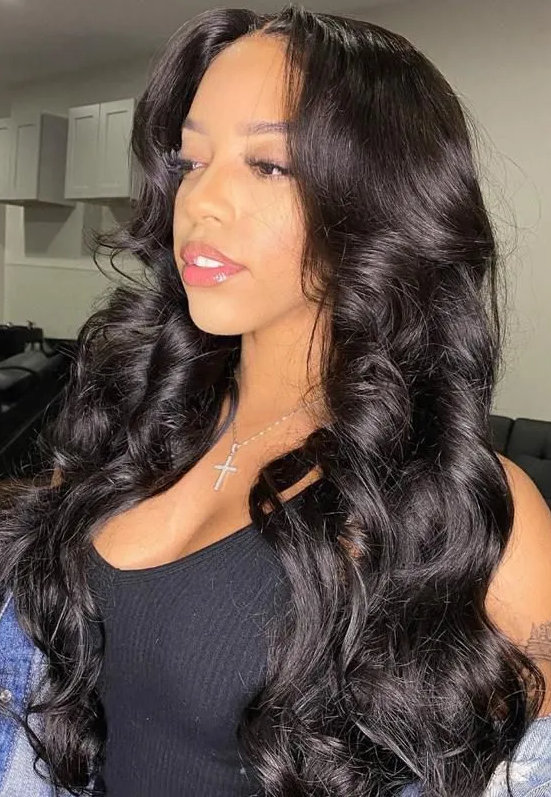 Glueless Wear And Go Wigs Body Wave Lace Closure Wigs With Pre Cut Lace ...