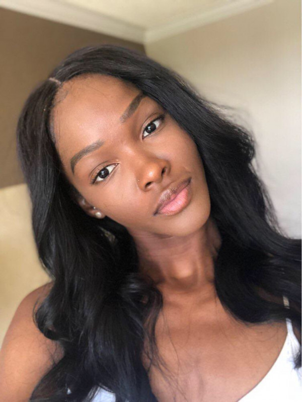 Body Wave Hair LY Frontal Wig Invisible Knots Glueless Lace Wigs ...